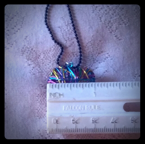 Vintage | Jewelry | Vintage Twisted Wire Puff Heart Pendant Necklace ...